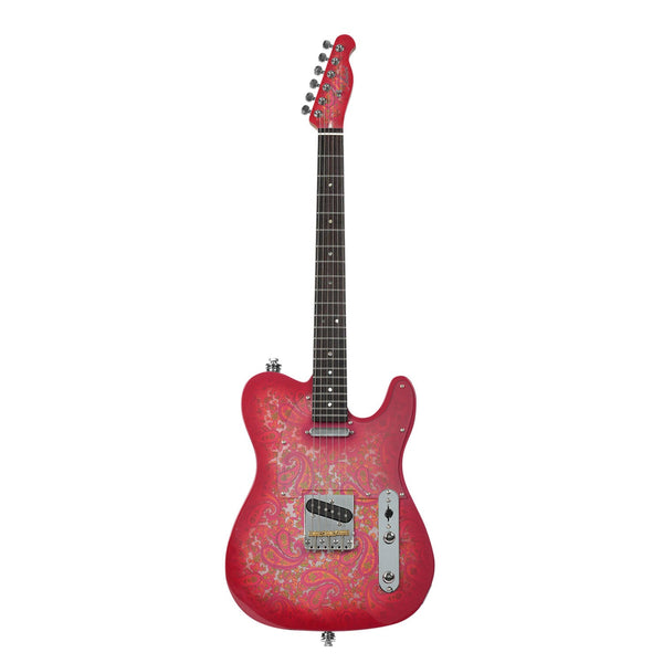 Customer Return Artist AT73 Pink Paisley Burst Electric Guitar w/ Hand ...